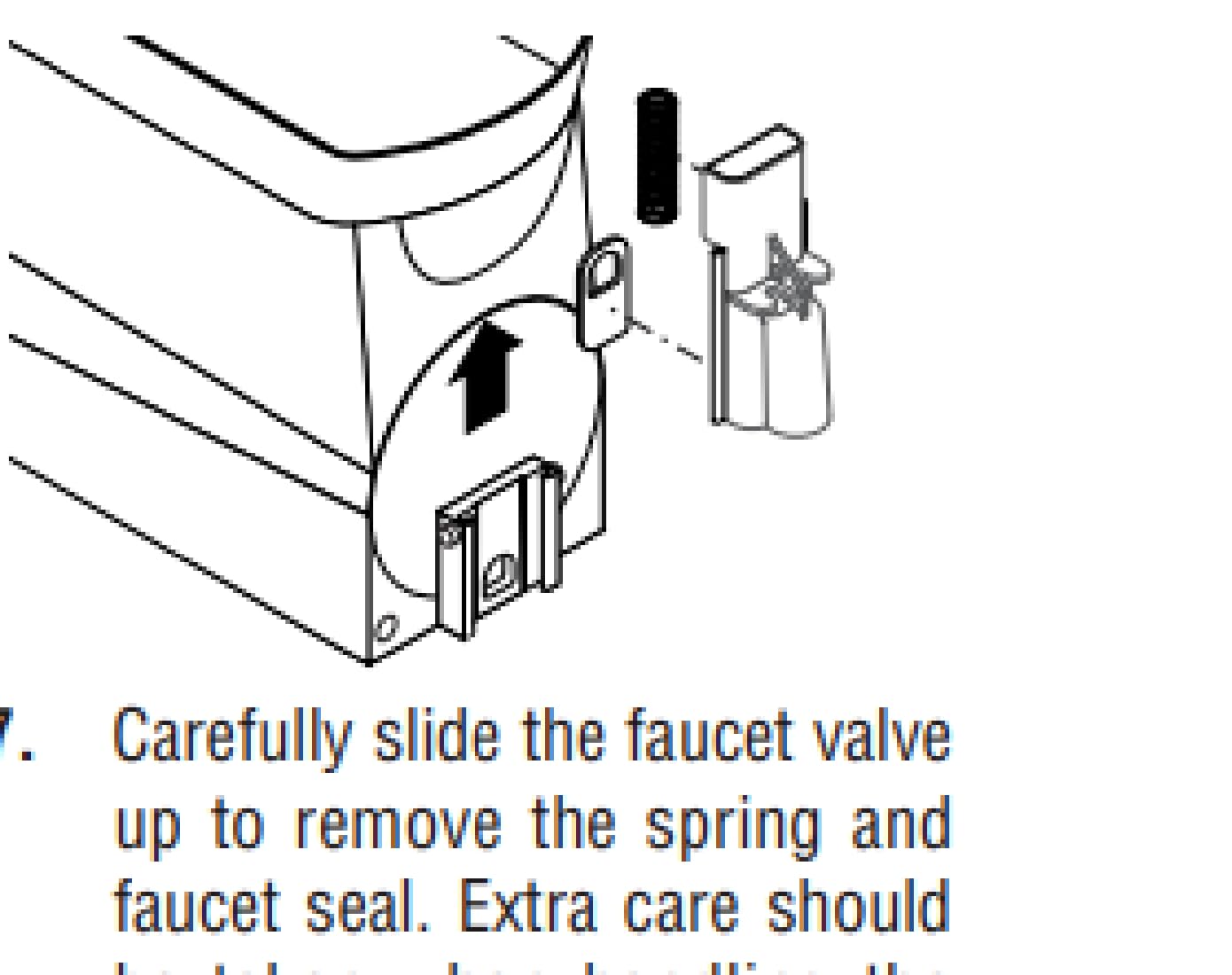 White Faucet Valve, Replaces BUNN 32191