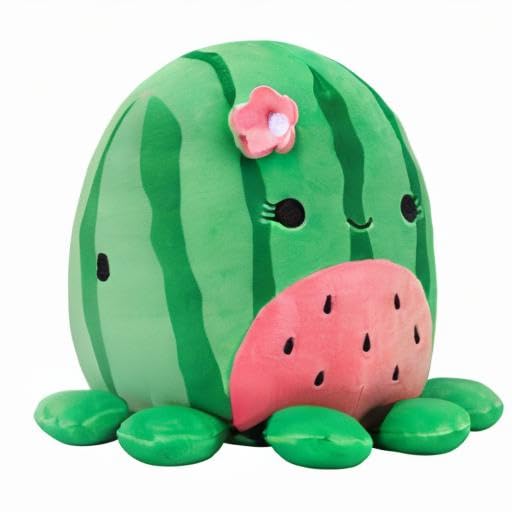 Squishmallows Original 8-Inch Marcella Watermelon Octopus - Official Jazwares Plush