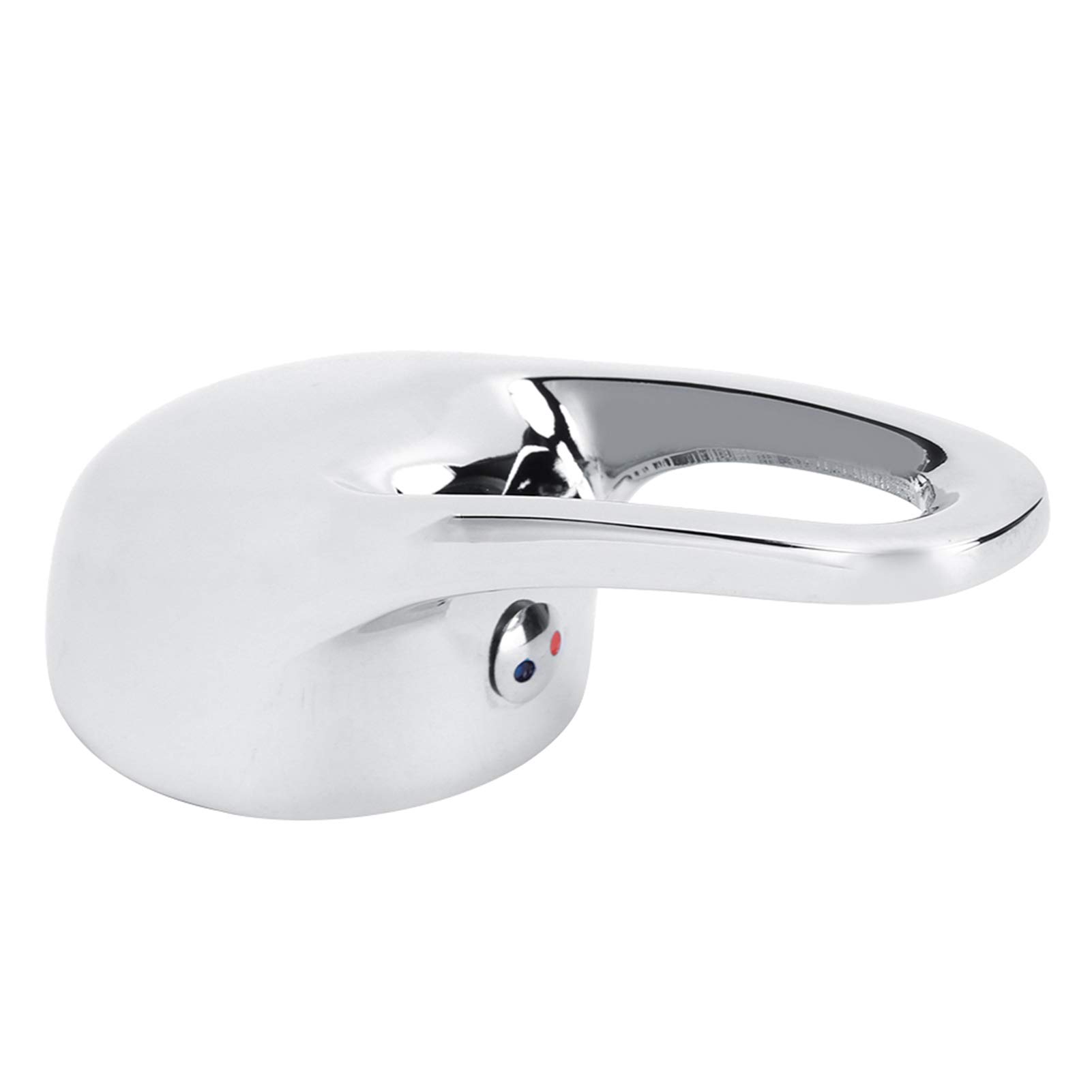 Tap Lever Handle, Faucet Handle Chrome Plated Zinc Alloy Bathroom Single Lever Faucet Handle Replacement for 35mm Valve Core Bathroom, Faucet Handles