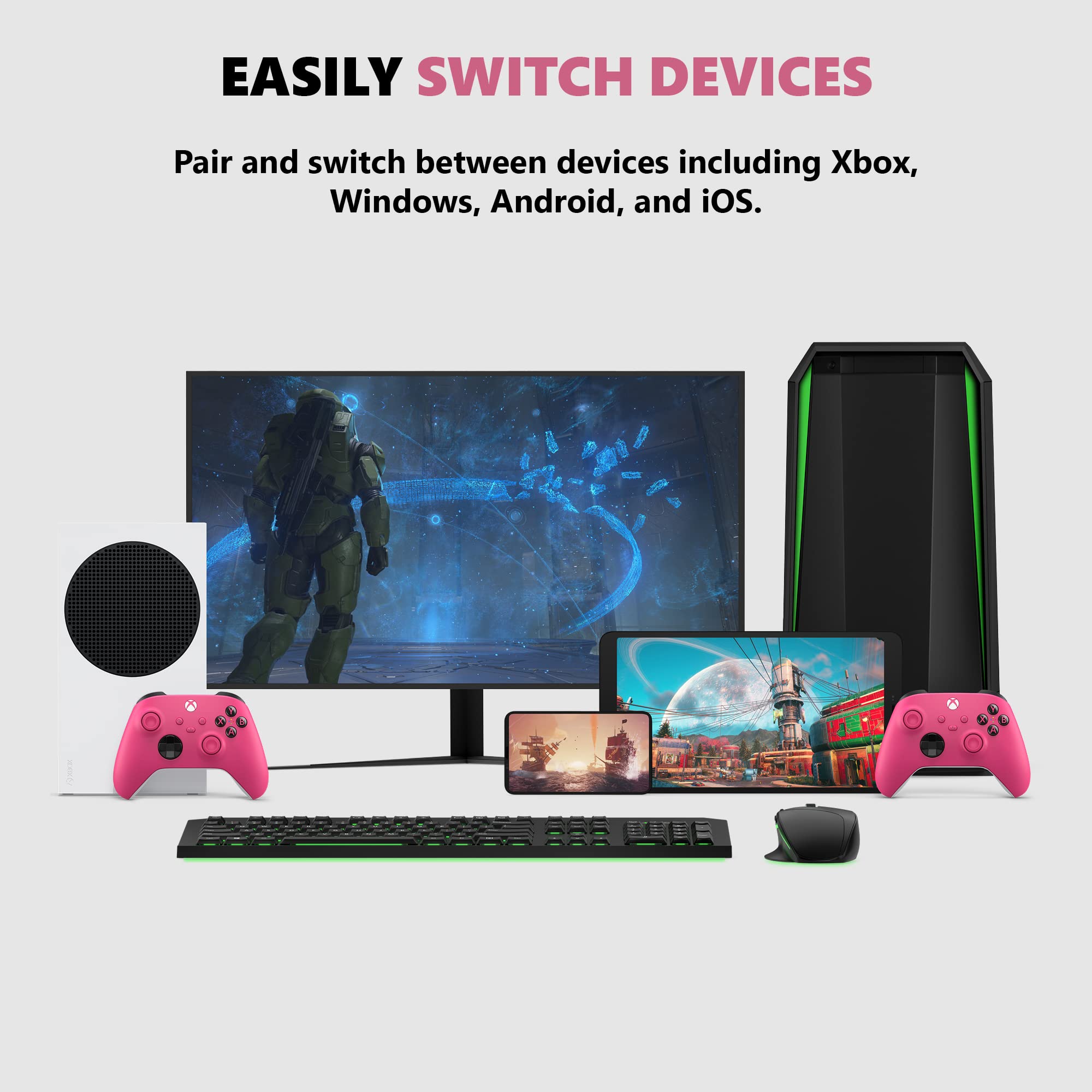 Xbox Core Wireless Controller β Deep Pink (Renewed Premium)