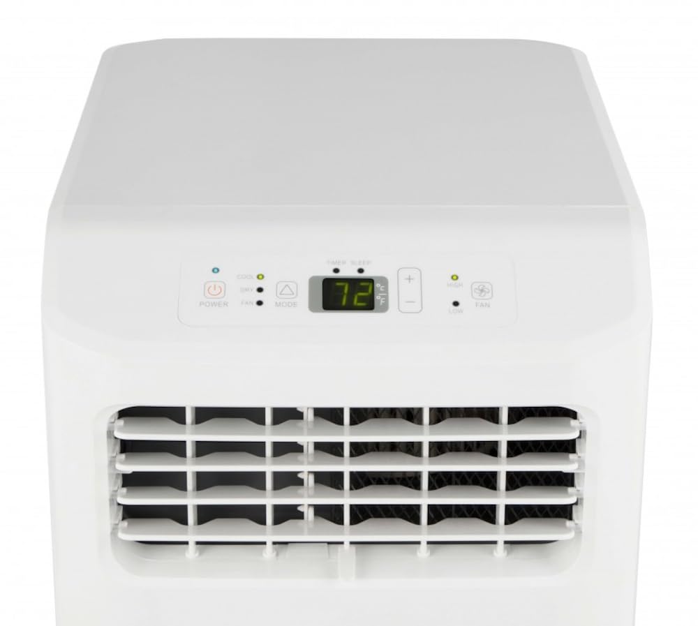 Hisense Portable Air Conditioner 5000-BTU DOE (115-Volt) White Vented, Remote control, Cools 150-sq ft, 24 Hour Timer, 3-modes (Cooling, Fan, Dehumidifier), Noise Level dB 47 - AP0522CR1W (Renewed)