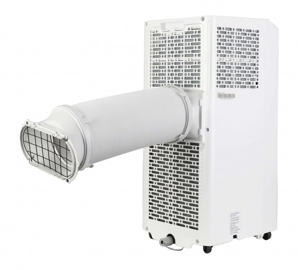 Hisense Portable Air Conditioner 5000-BTU DOE (115-Volt) White Vented, Remote control, Cools 150-sq ft, 24 Hour Timer, 3-modes (Cooling, Fan, Dehumidifier), Noise Level dB 47 - AP0522CR1W (Renewed)