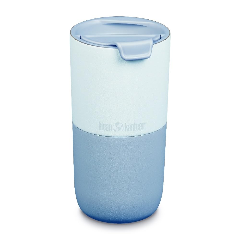 Klean Kanteen RiseLowball 1010170 with Flip Lid in Old Gold, 237 ml, Stainless Steel, Leak-Proof