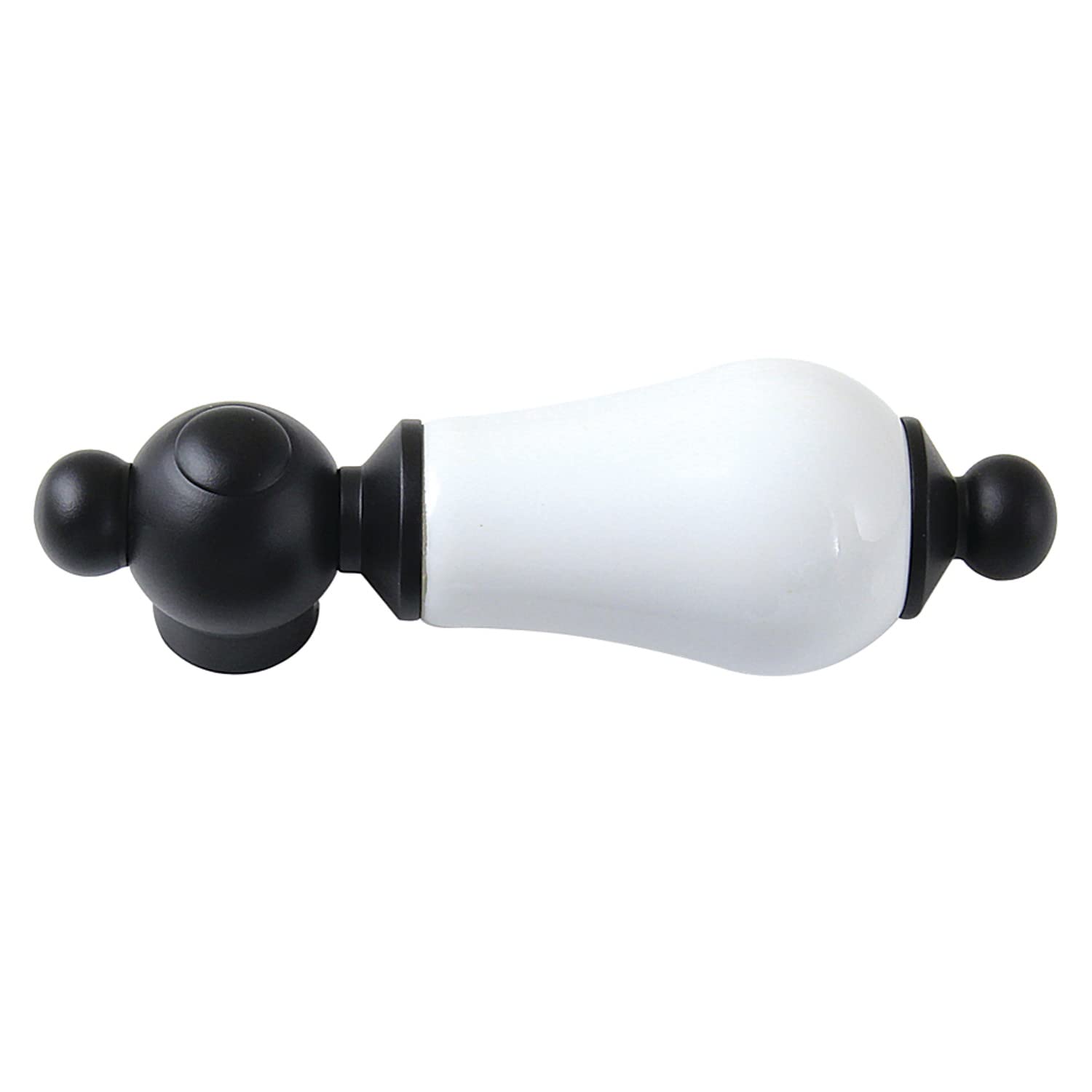 Kingston Brass CCCL0 Vintage Porcelain Lever Handle, 3/8" X 16PT, Matte Black