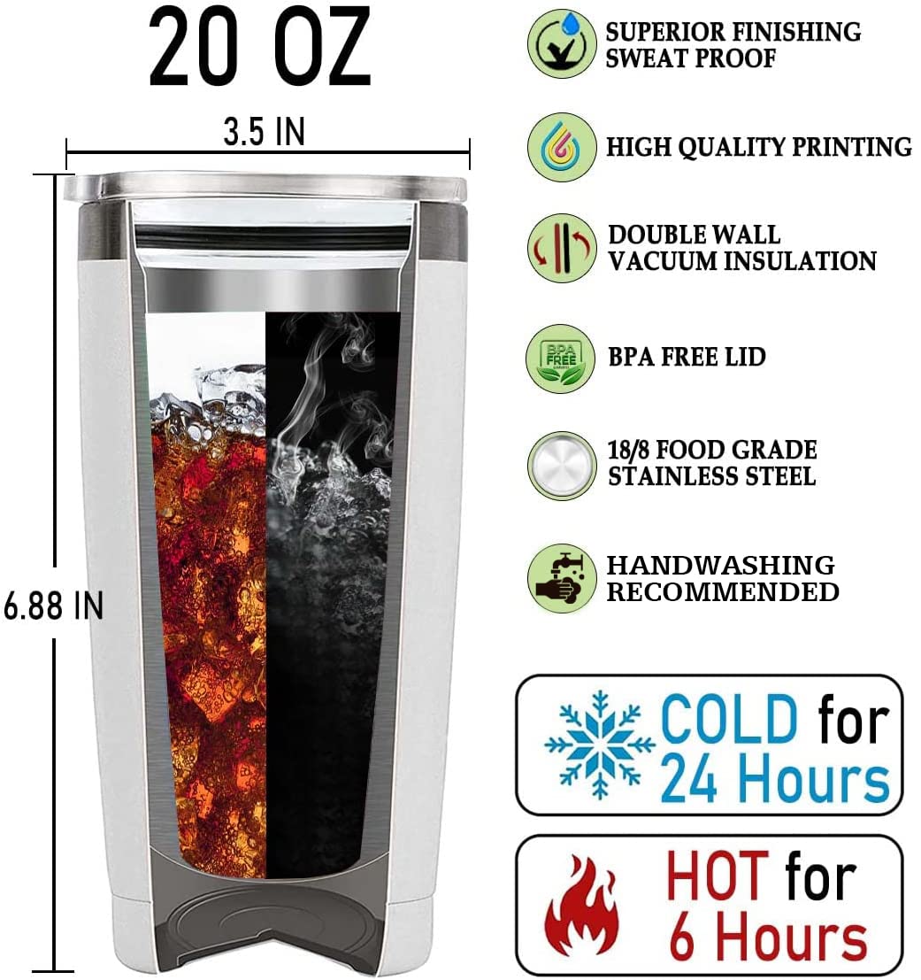 WONWIX Personalized Elephant Tumbler Customized Name Elephants Mug Gift Mugs Funny Gifts For Adults Purple Flowers Cups 20oz Insulated Stainless Steel Coffee Cup With Lid