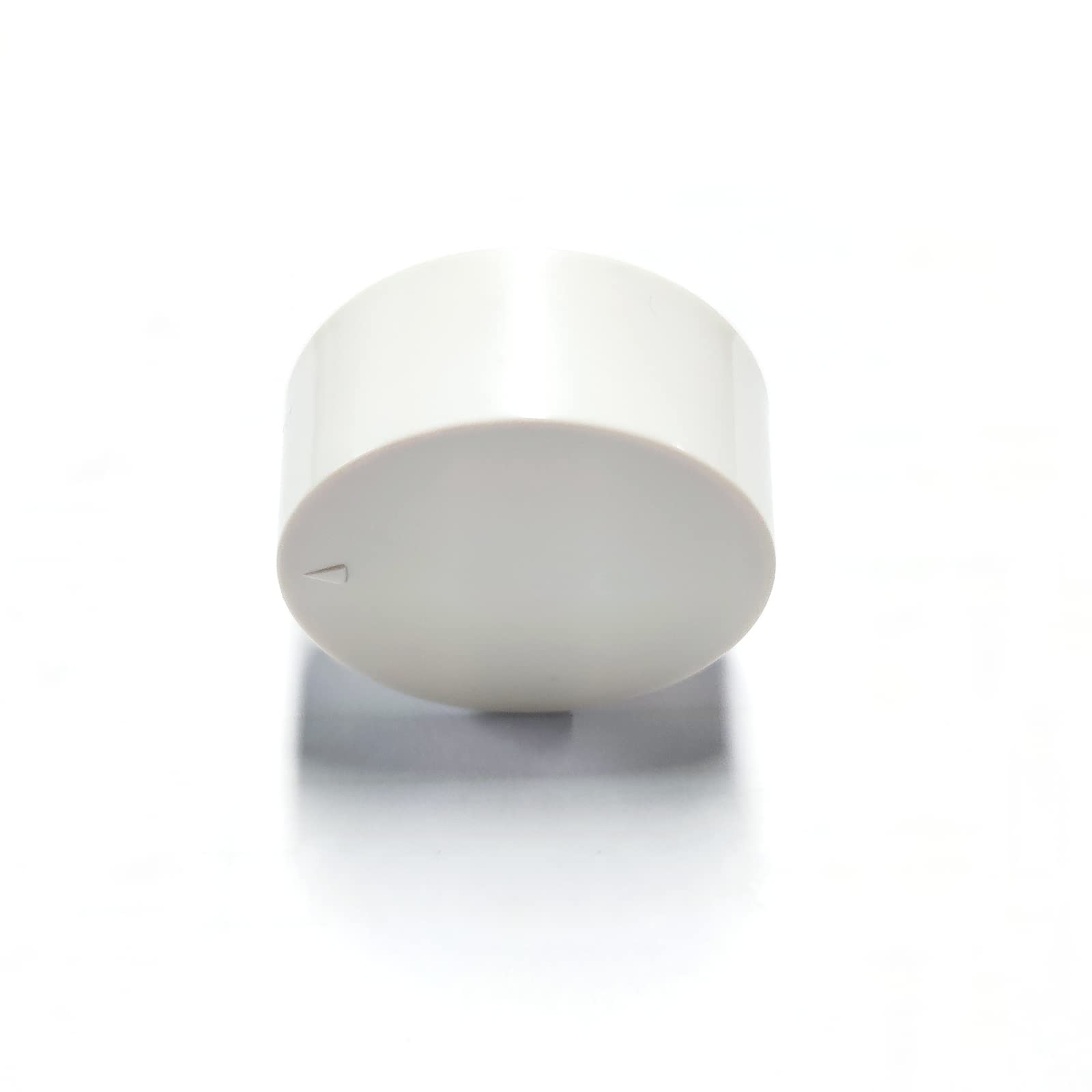 ARYEIELLSOW Thermostat Knob Fit with White Single or Double Pole Cover for Old Style S22 D22, White, 2pcs