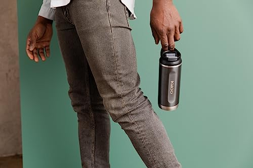 Igloo, 20 OZ Stainless Steel, Tumbler, Flip ‘n’ Sip, White