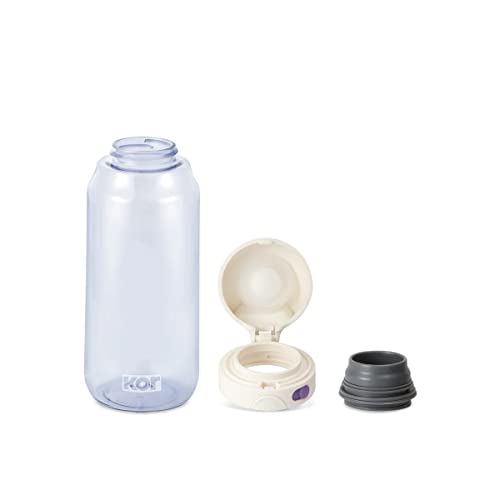 KOR Union - 34oz Clear Body with Tofu and Violet Lid