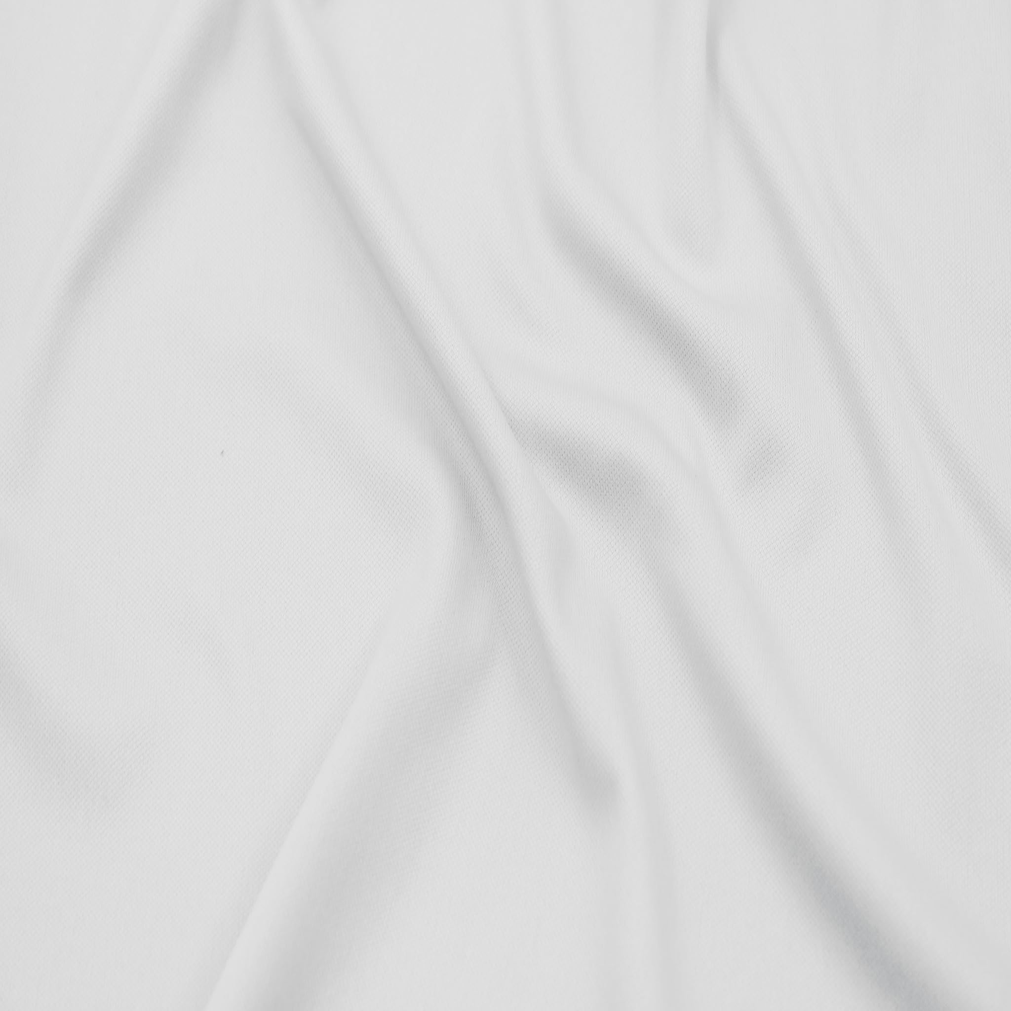 Stylish Fabric 60" Wide 100% Polyester Interlock Lining โ Lightweight Knit Fabric by The Yard-for Apparel, Clothing, School Projects, Party Decorations, Drapery, and DIY, White 1 Yard