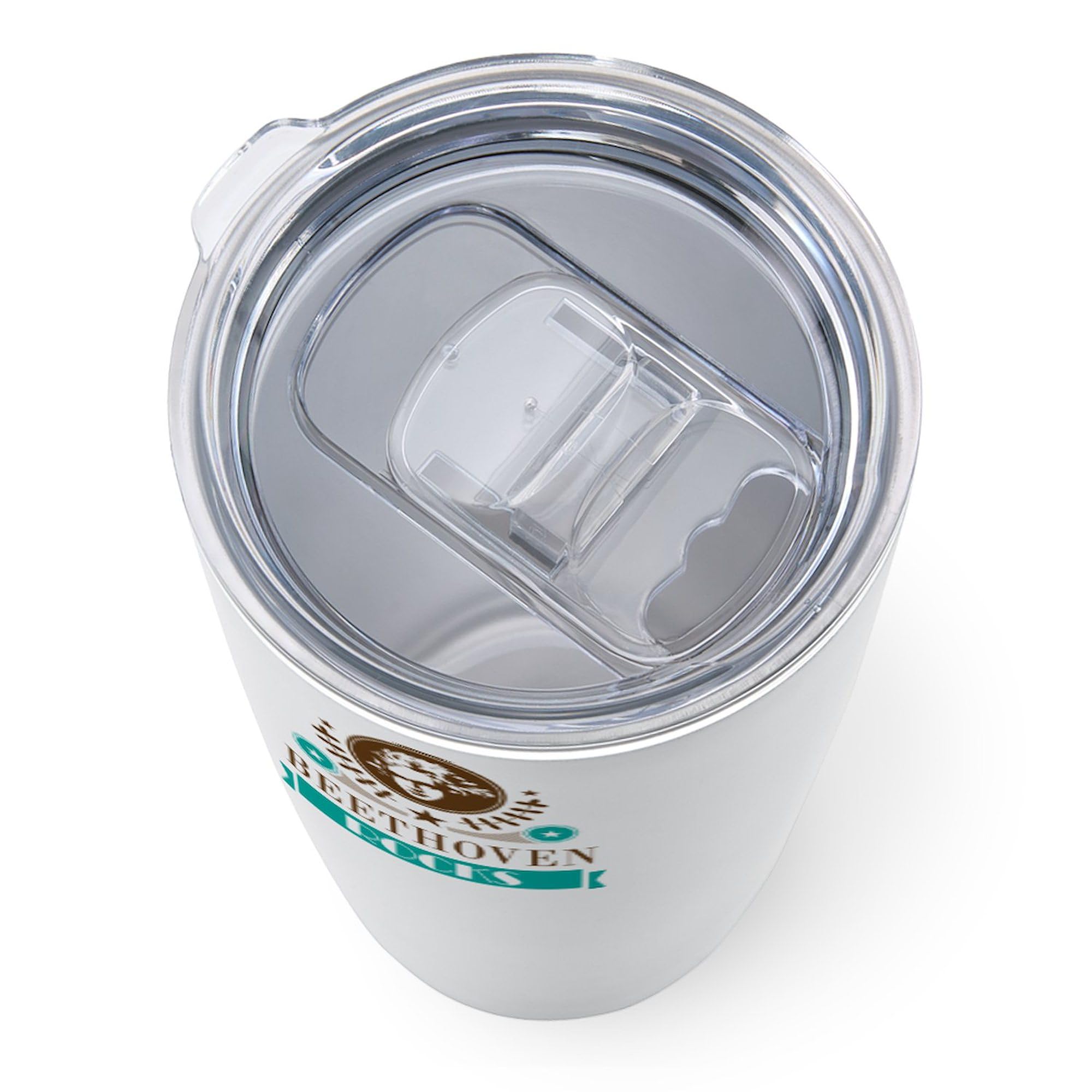 CafePress Beethoven Rocks Mugs 20 oz. Insulated Stainless Steel Coffee Tumbler