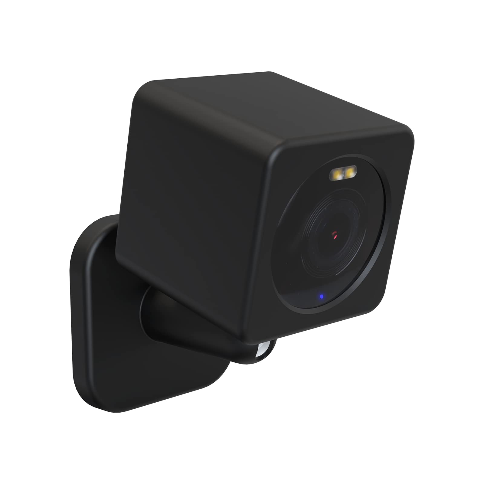 HOLACA Silicone Skin for Wyze Cam OG/OG Telephoto - Come with Quick Wall Mount Bracket - Anti-Scratch Protective Cover - Extra Protect Wyze Camera (Black, 1pack)