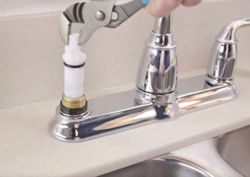 MOEN 1224 Replacement Faucet Cartridge Kit, Fits Most Double Handle Moen Faucets and Tub/Showers, Solid Brass, 1 Pack