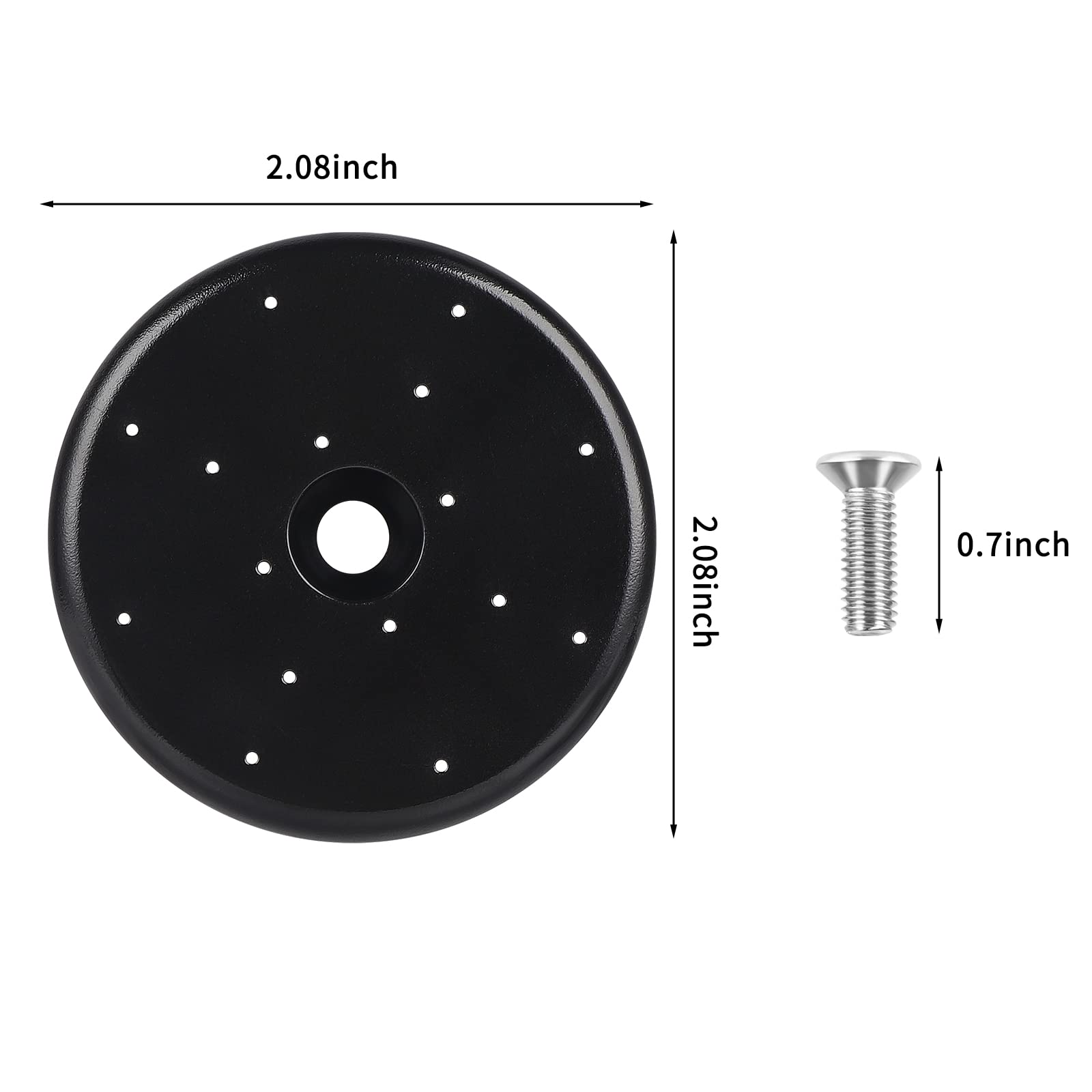 2 Pack Pre-Rinse Spray Valve Repair Kit 1.42 GPM Spray Face Bumper for All Commercial Sink Pre Rinse Faucet Dish Sprayer, Bumper and Screw Replacement Part, Black