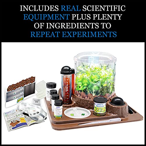 WILD ENVIRONMENTAL SCIENCE Mars Landing Survival Kit - Kids Plant Growing Terrarium Kit β Ages 8+ - Grow Food & Build an Earth-Like Environment on Mars - Seeds Included