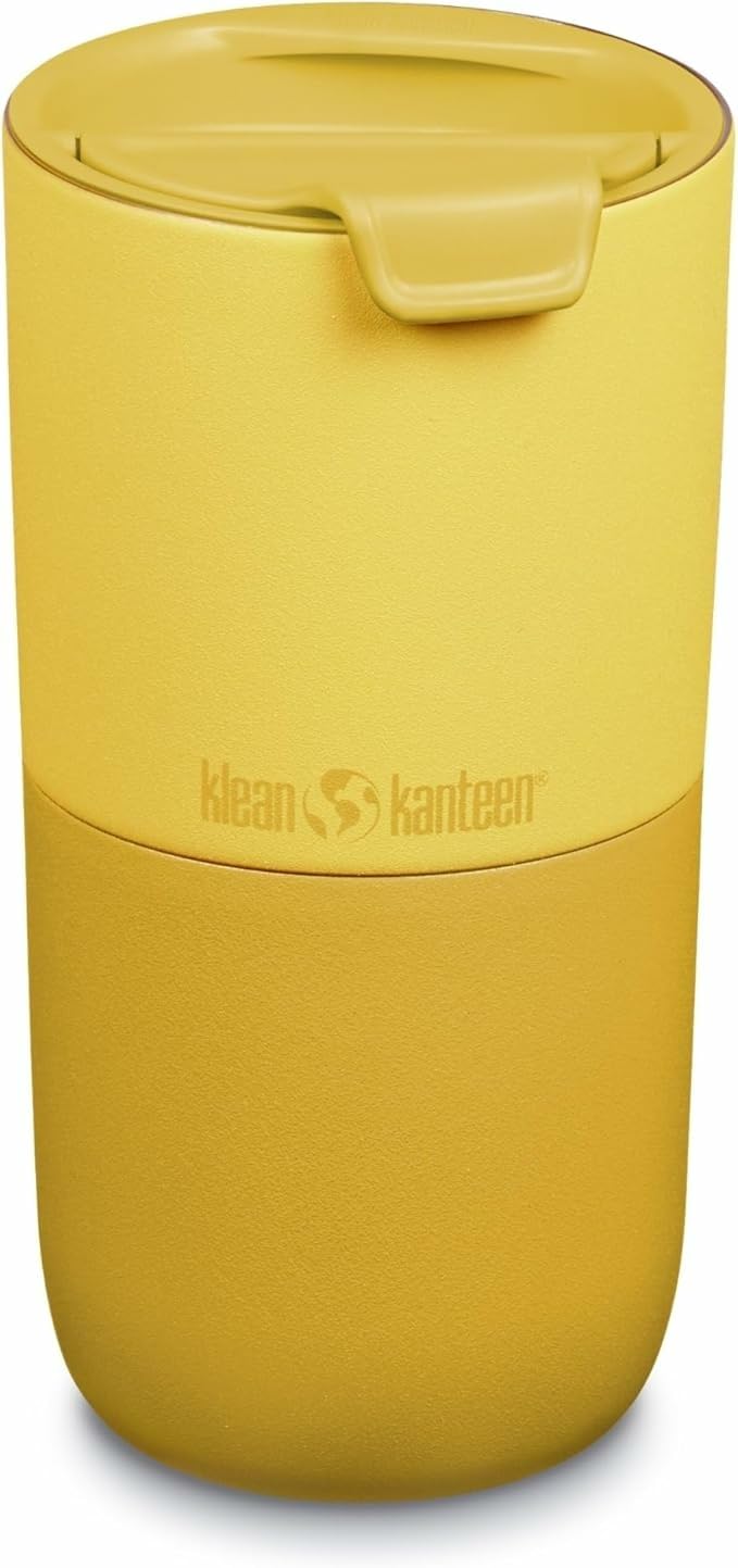 Klean Kanteen Rise Tumbler with Flip Lid Stainless Steel Old Gold 473 ml 1010214