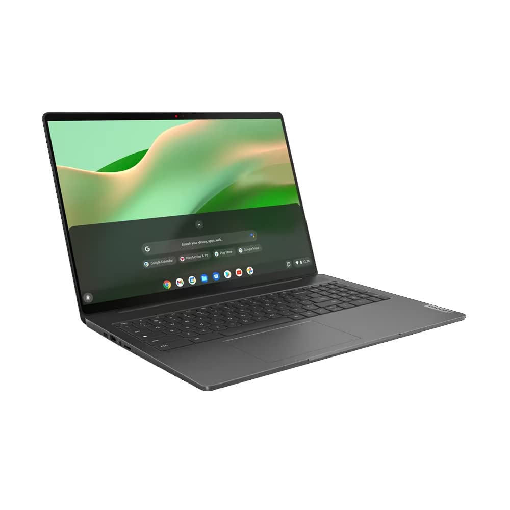 Lenovo IP 5 Chrome | 16" 2.5K 120Hz Gaming Chromebook | Core i3-1215U | 8GB RAM | 128GB eMMC 5.1 | FHD Camera | RGB Backlit Keyboad | Wi-Fi 6 + Bluetooth 5.3 | Storm Grey | Chrome OS (Renewed)