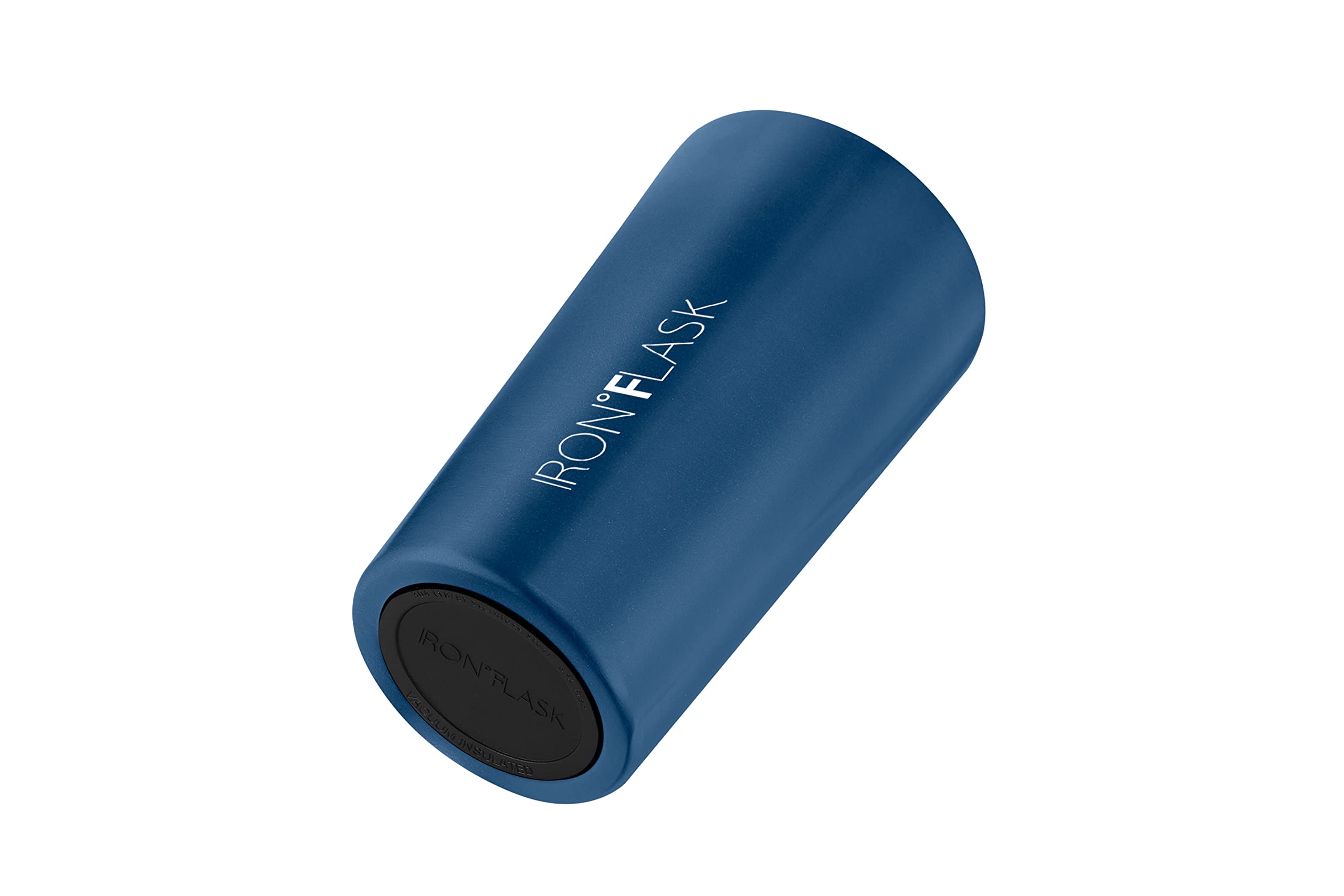 IRON °FLASK Classic Tumbler 2.0-2 Lids (Straw/Flip), Vacuum Insulated Stainless Steel Water Bottle, Double Walled, Drinking cup, Thermo Travel Mug - Twilight Blue, 16 Oz