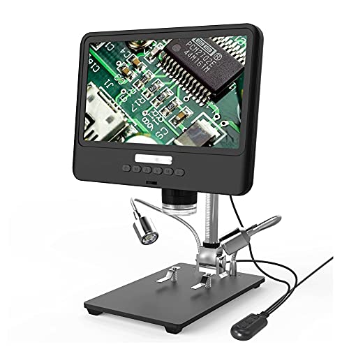 XXXDXDP Electronic Microscope 5X-1200X Digital Microscope Camera for Soldering Magnifier Adjustable 1080P Scope