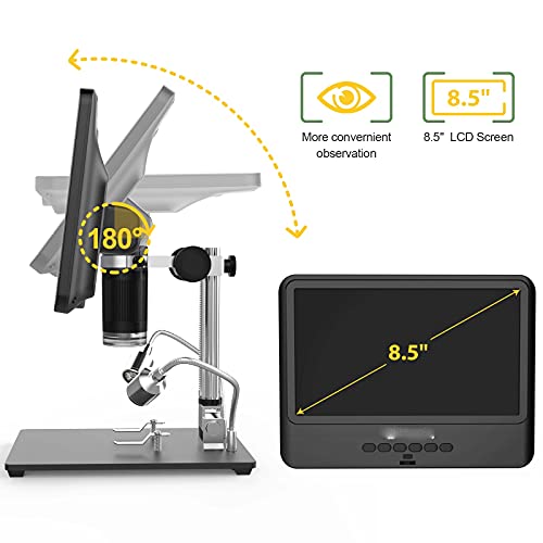 XXXDXDP Electronic Microscope 5X-1200X Digital Microscope Camera for Soldering Magnifier Adjustable 1080P Scope