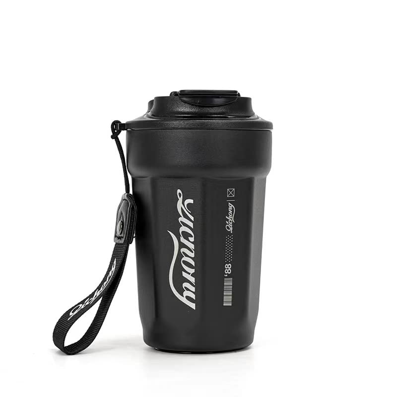 16 oz New 316 Stainless Steel Vacuum Insulated Tumbler - Coffee Travel Mug Spill Proof with Lid - Thermos Cup for Keep Hot/Ice Coffee,Tea and Beer (C)