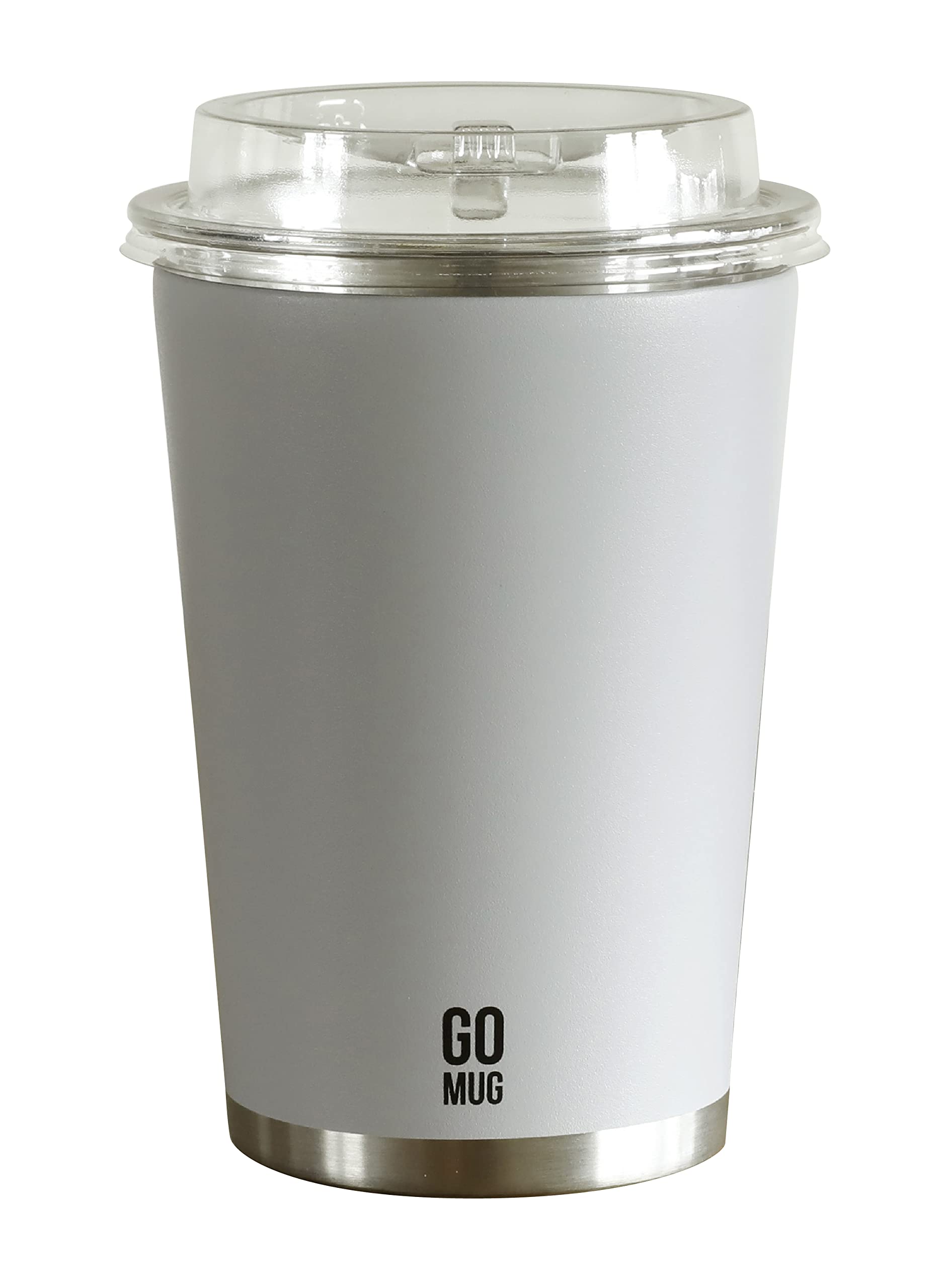 GEYILO CB Japan CAFE GOMUG Tumbler, Light Gray, 16.2 fl oz (460 ml), Medium, Stainless Steel, Vacuum Insulated, 2-Layer Construction, Convenience Store, Coffee Cup