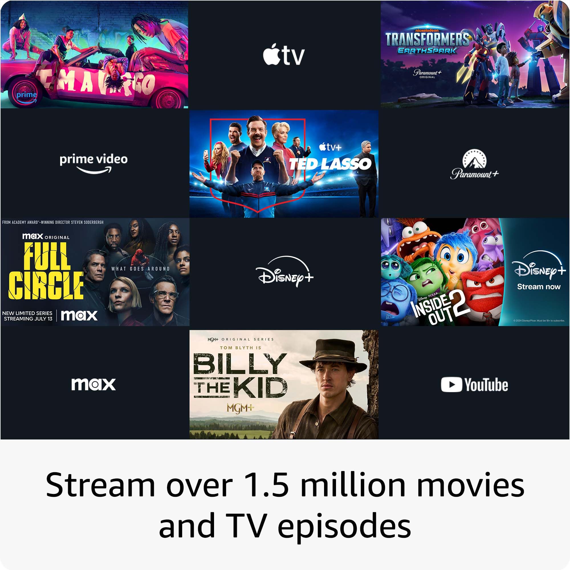 Like-New Amazon Fire TV Stick 4K Max streaming device (newest model) with AI-powered Fire TV Search, supports Wi-Fi 6E, free & live TV without cable or satellite