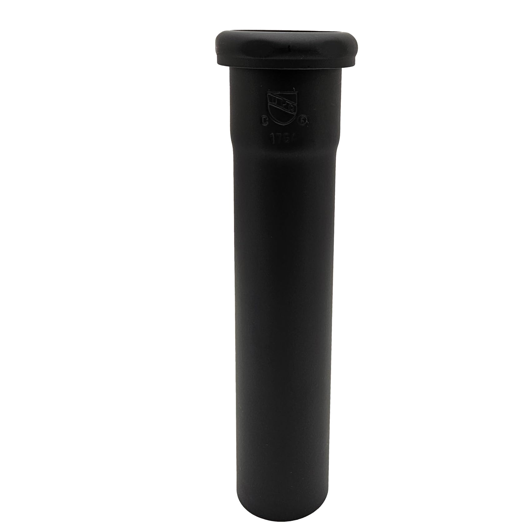 Westbrass A420-62 1-1/4" x 8" Slip Joint Extension Tube, Matte Black