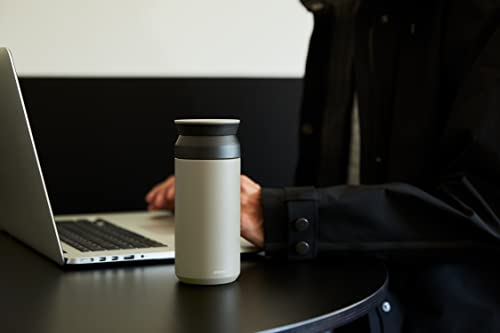 KINTO 20929 Travel Tumbler, 11.8 fl oz (350 ml), Sand Beige, Vacuum Double Layer Structure, Heat and Cold Retention