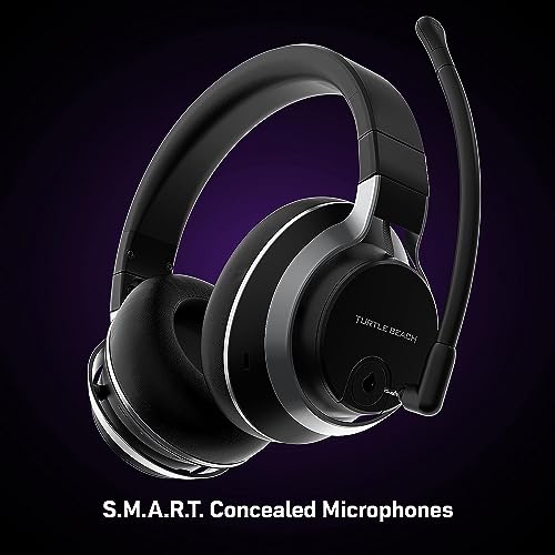 Turtle Beach Stealth Pro Multiplatform Wireless Noise-Cancelling Gaming Headset for Xbox Series X|S, Xbox One, PS5, PS4, PC, Mac, Mobile – Swappable Batteries – Black