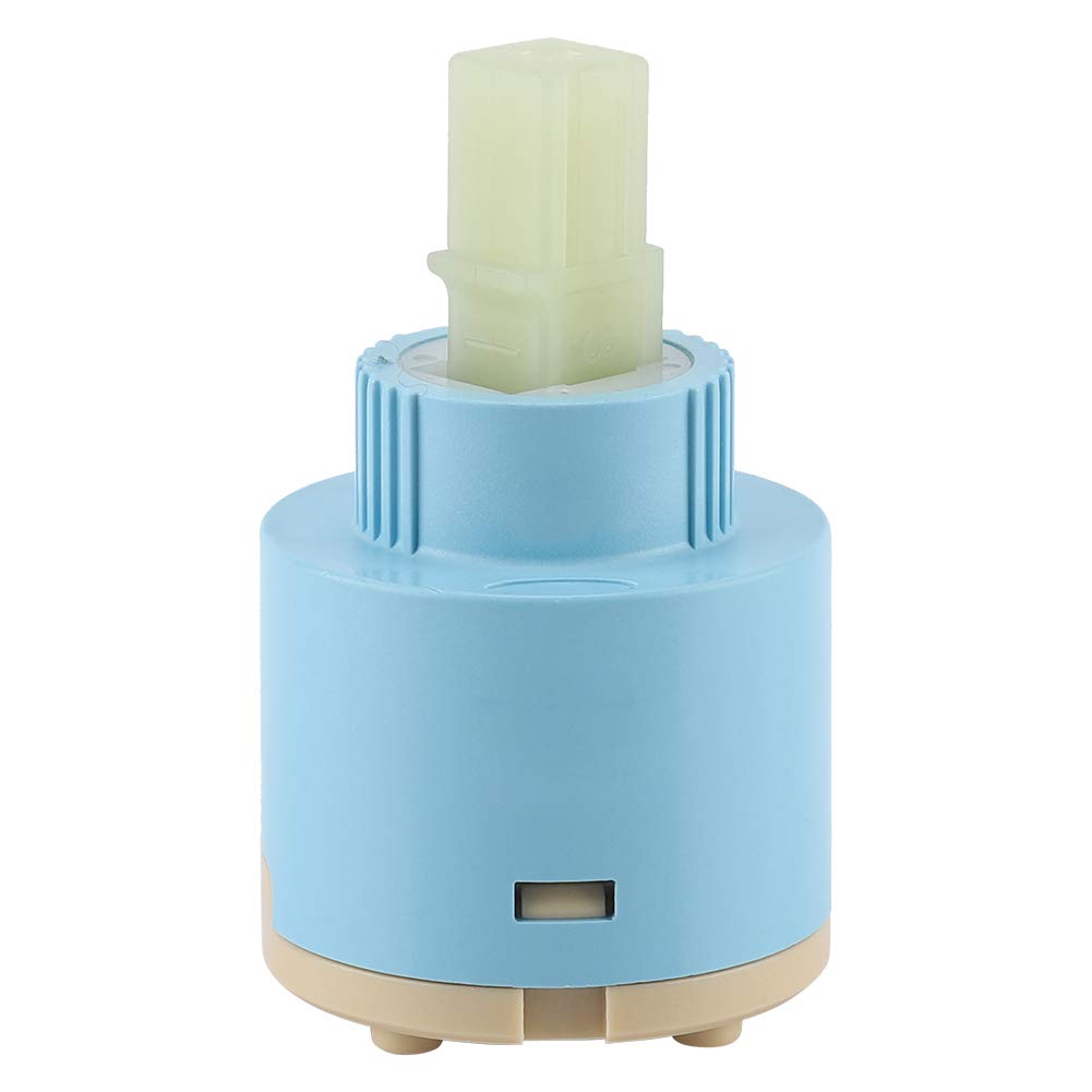 Tbest Ceramic Cartridge for Fapully Faucet,Ceramic Cartridge,35Mm Ceramic Cartridge Faucet 35Mm Ceramic Cartridge Water Mixer Tap Inner Control Faucet Valve Abs Blue Practical(35mm Diameter)