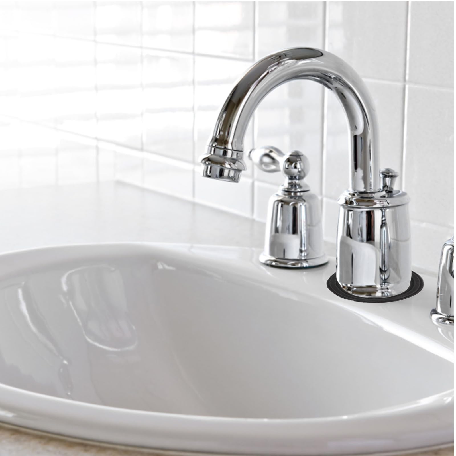 DOITOOL Faucet Fixing Bracket 1 Set Faucet Mounting Nut and Washer Faucet Lock Nut Faucet Mounting Kit Stainless Steel Kitchen Faucet Fastener Accessories for Kitchen Tap Sink Replacement Repair