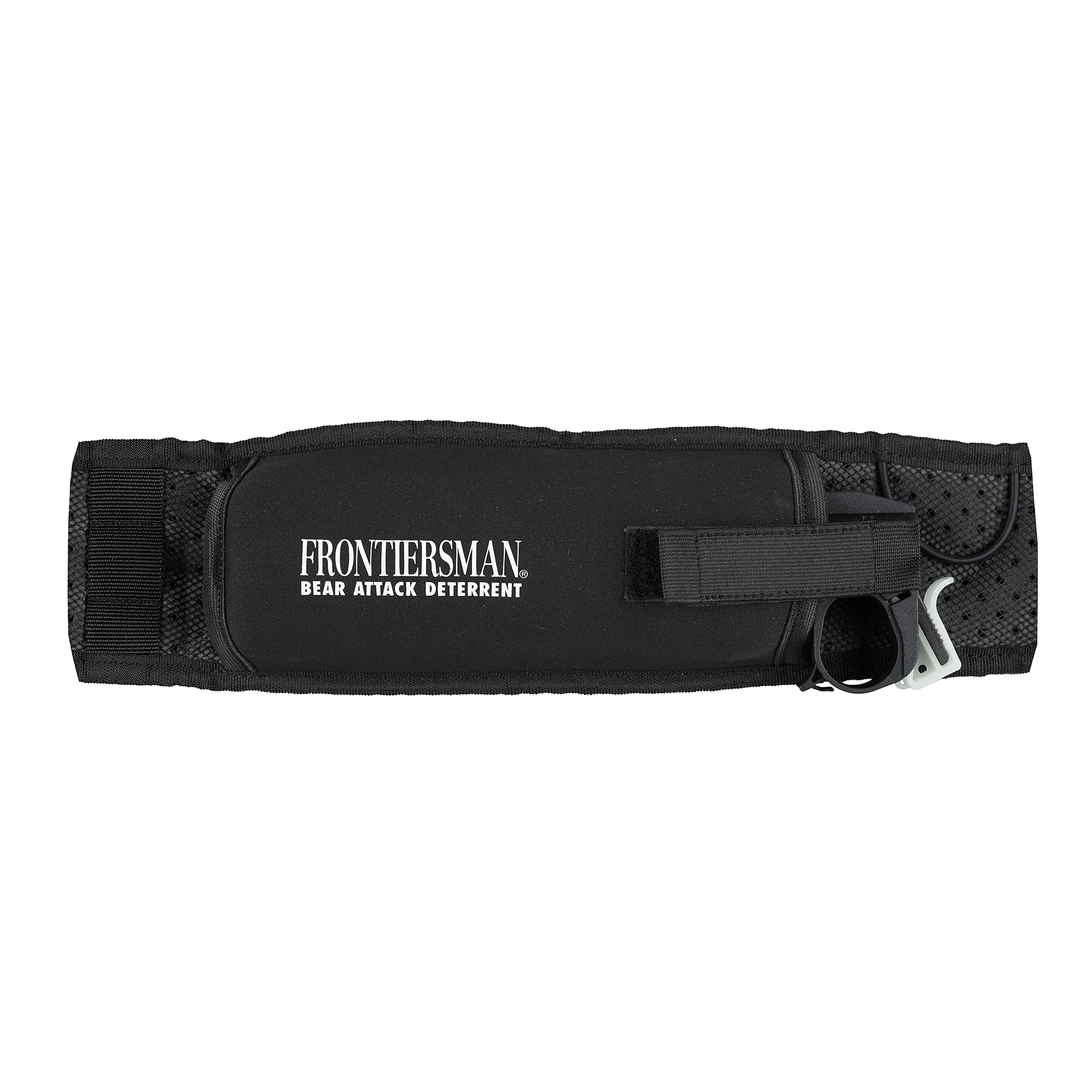 SABRE Frontiersman Bear Spray Holster For 7.9 & 9.2 Oz. Canisters, Nylon Chest, Belt, Waist, & 3-in-1 Options Available, Adjustable Straps, Strong Elastic Prevents Canister Loss, Hook & Loop Design
