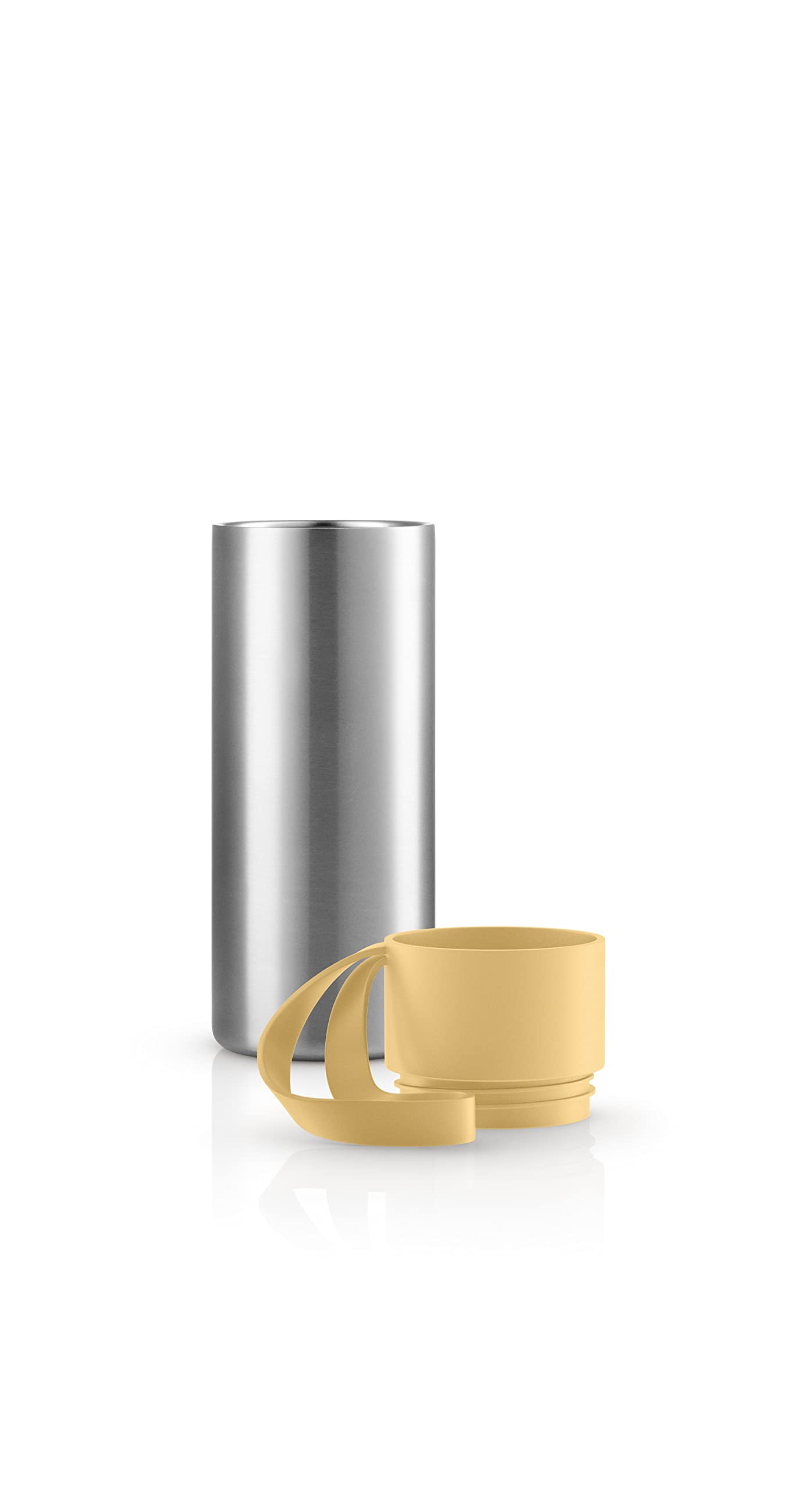 Eva Solo | To Go Cup 12oz | Double walled thermo cup with vacuum | Danish Design, Functionality & Quality | Golden sand