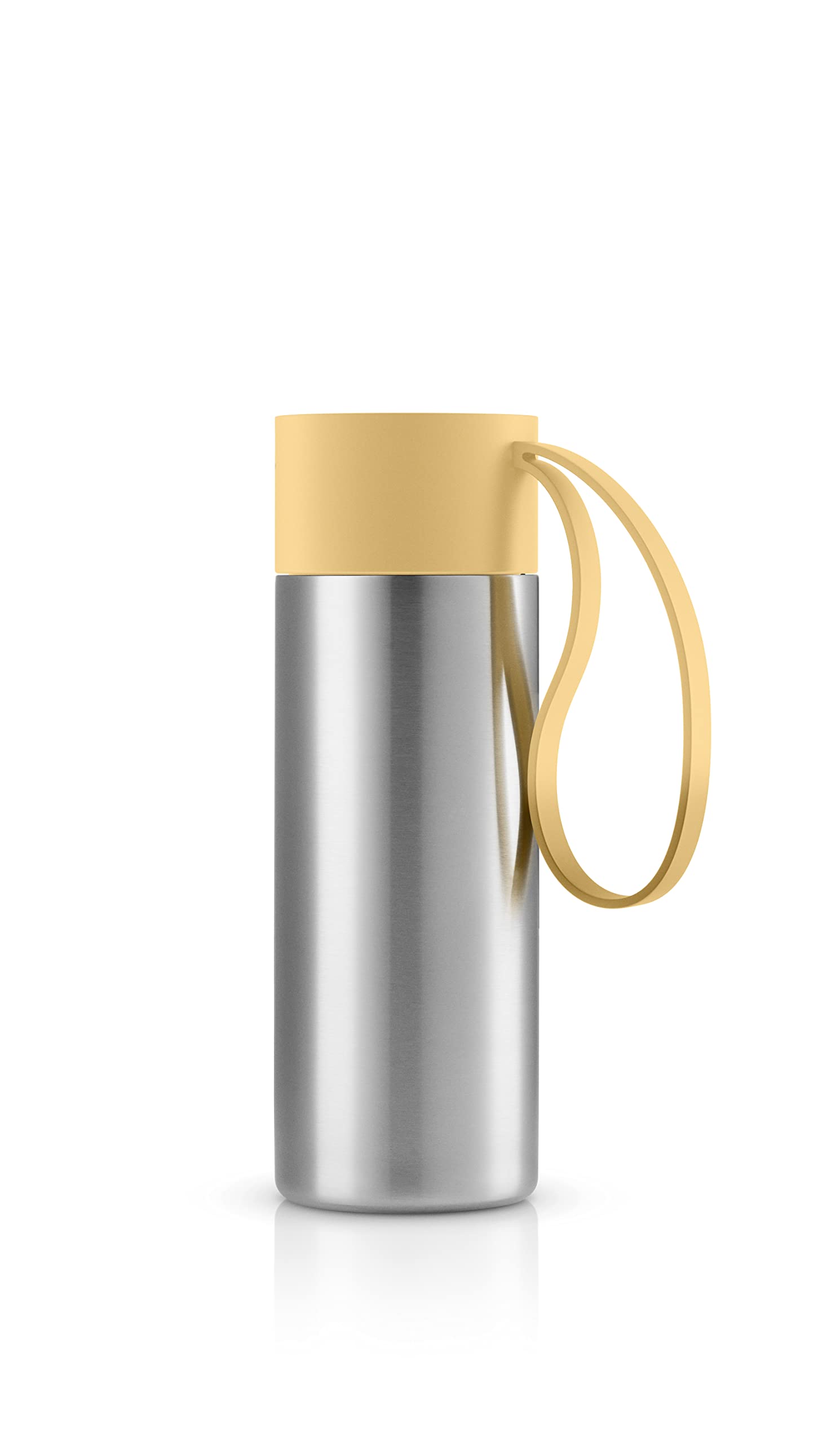 Eva Solo | To Go Cup 12oz | Double walled thermo cup with vacuum | Danish Design, Functionality & Quality | Golden sand