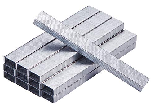 Bostitch Premium Standard Staples in Clear Plastic Box, 1/4 Inch Leg, 5,000 Per Box (SB10)