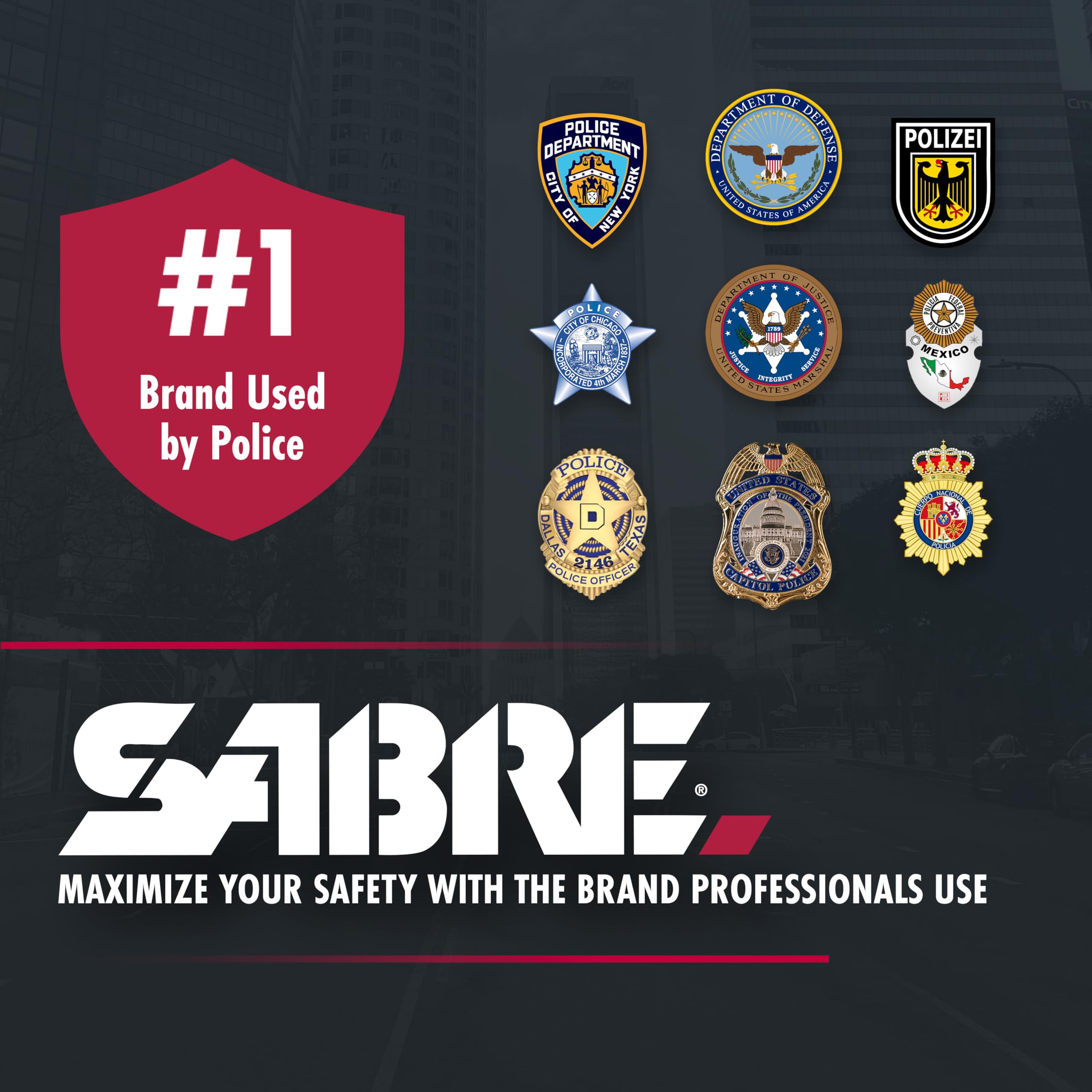 SABRE Safe Escape 3-In-1 Pepper Gel With Seat Belt Cutter & Window Breaker, Maximum Strength Pepper Spray, Snap Clip Keychain for Easy Carry & Fast Access, 0.54 fl oz, Easy to Use Fast Flip Top Safety