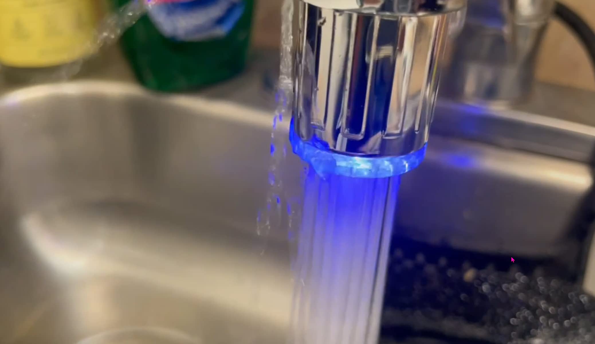Led Faucet Lights with 7 Colors - Bathroom Faucet Aerator Bathroom Sink - Led Faucet Adapter Light - Glowing Faucet Light for Kitchen or Bathroom Sink, Fits Most Faucets