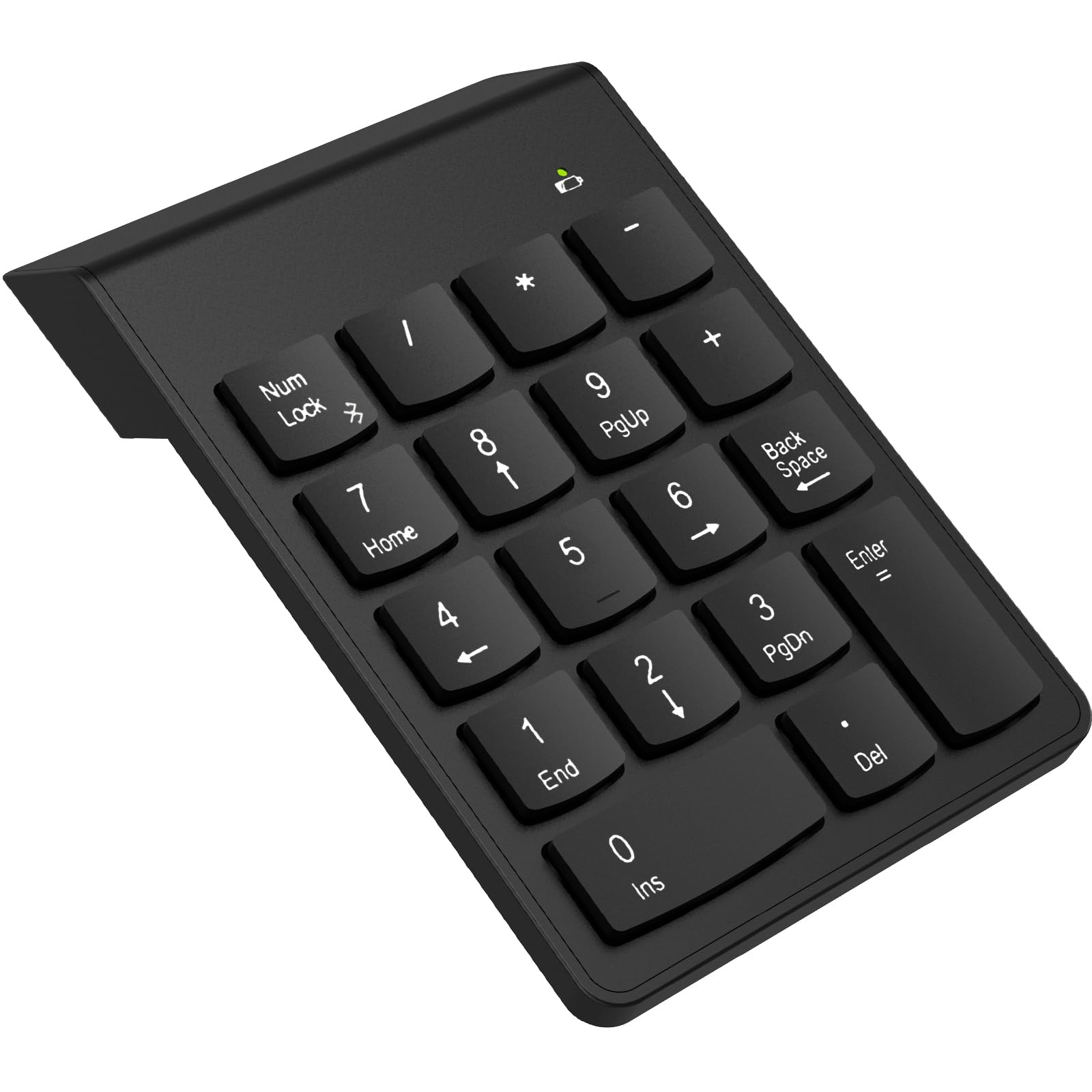 Bluetooth Numeric Keypad – Portable Number Pad Keyboard for Laptop, PC Computers, Desktop | Essential Laptop Accessories Numpad for ChromeBook Surface Notebook Efficient Office Accountant Data Entry