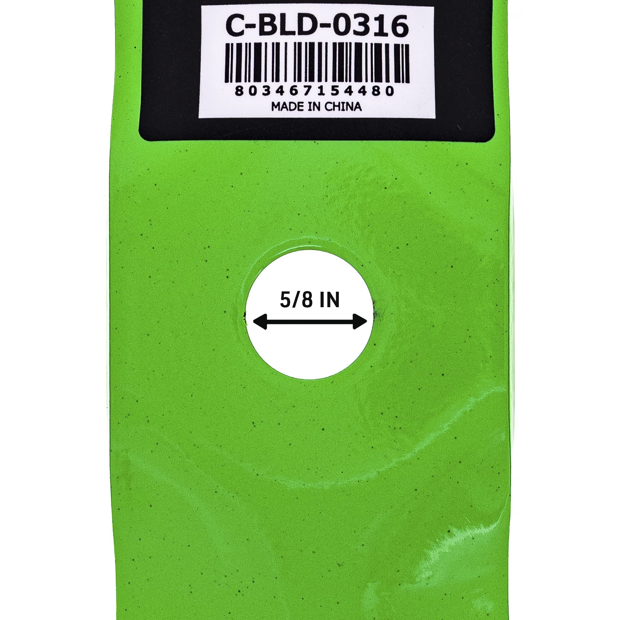 8TEN LawnRAZOR Blade Set for John Deere Sabre 1438 1538 1338S GX00166 38 Inch Deck (Mulching) 2 Pack