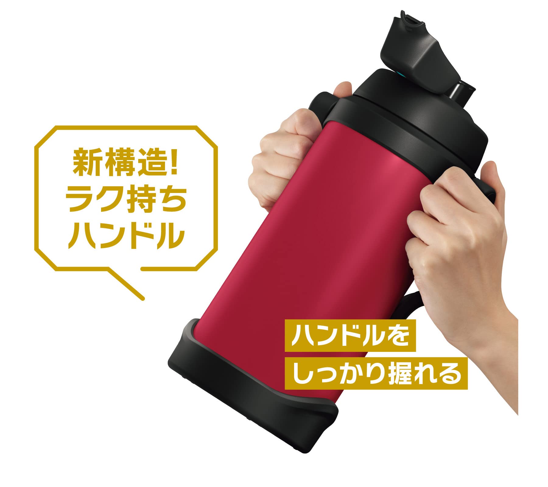 Thermos FJQ-3000 R Vacuum Insulated Sports Jug, 1.3 gal (3 L) Red