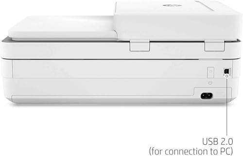 HP Envy 6458e All-in-One Wireless Color Inkjet Printer, Print Copy Scan - 10 ppm, 4800 x 1200 dpi, Auto 2-Sided Printing, 35-Sheet ADF, Dual-Band WiFi, Instant Ink Ready, White (Renewed)