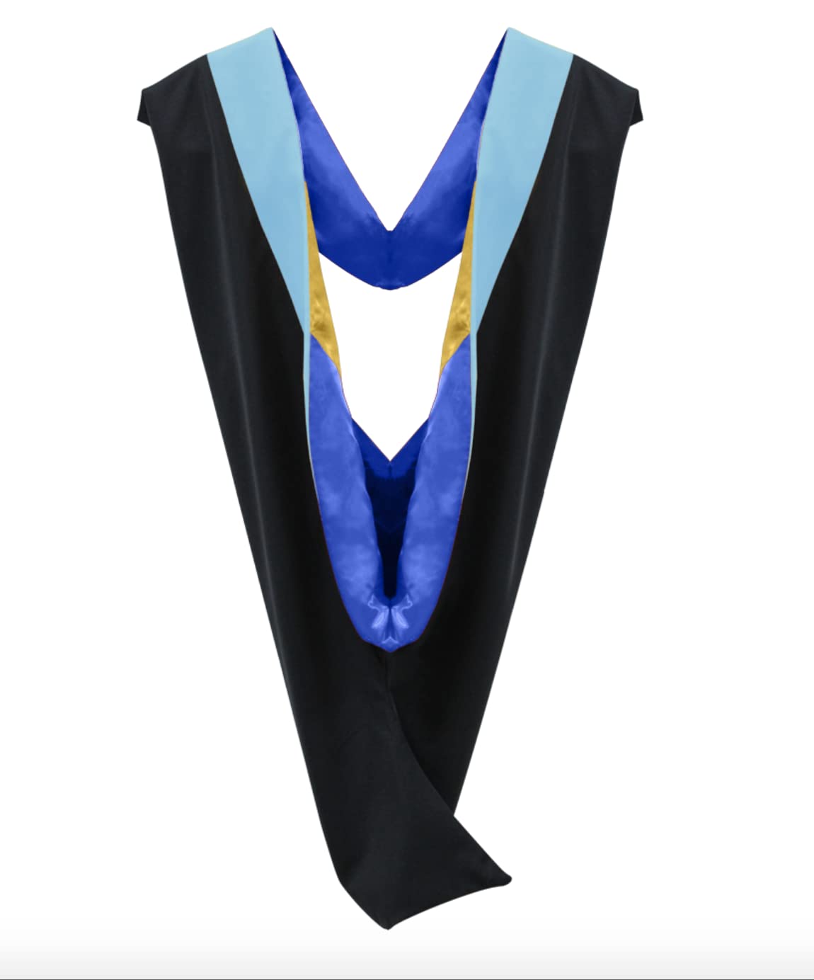CLERKMANS Unisex Graduation Hood for Bachelors & Masters Degree -University Academic Hood