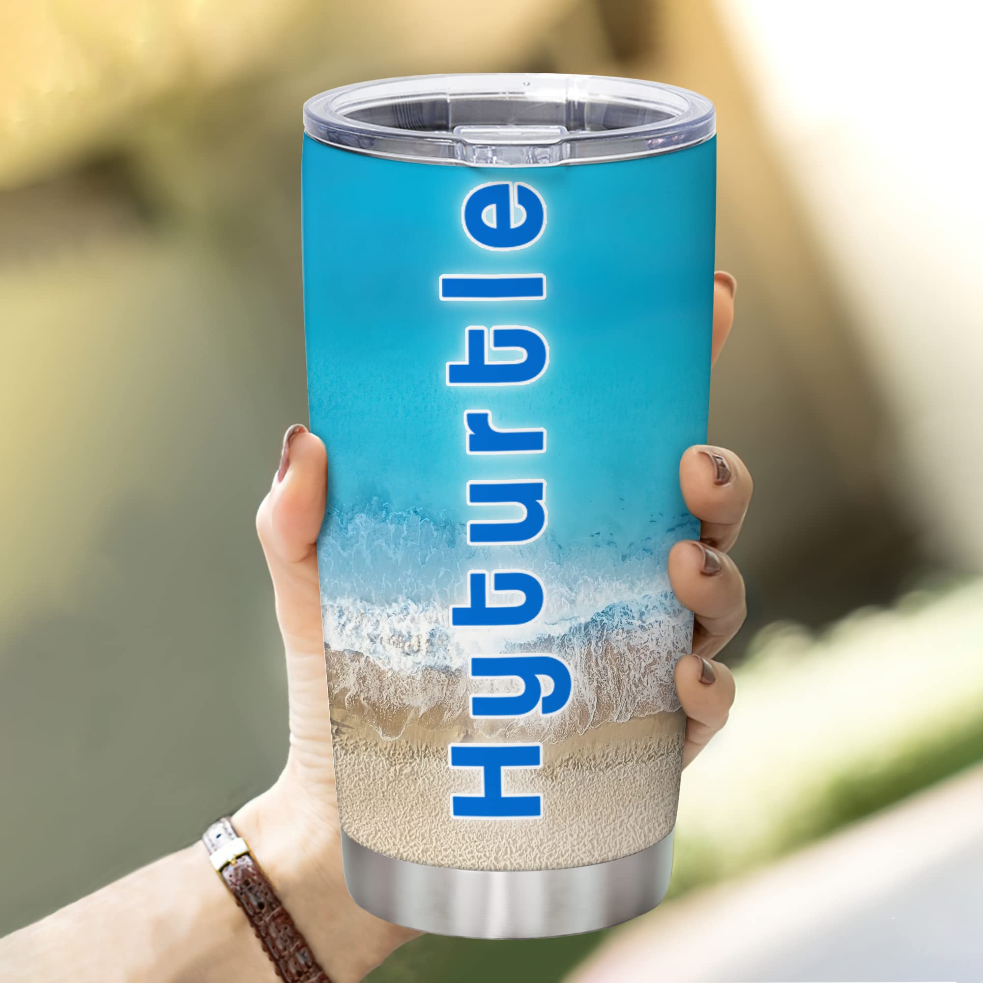 Hyturtle Personalized Cute Cow Tumbler Cowgirl 20oz Tumbler with Lid Gift for Cow Lover Women Girl Daughter Farm Animal Lovers - Christmas Birthday - Milk Cow Custom Name 20oz Stainless Steel Tumbler