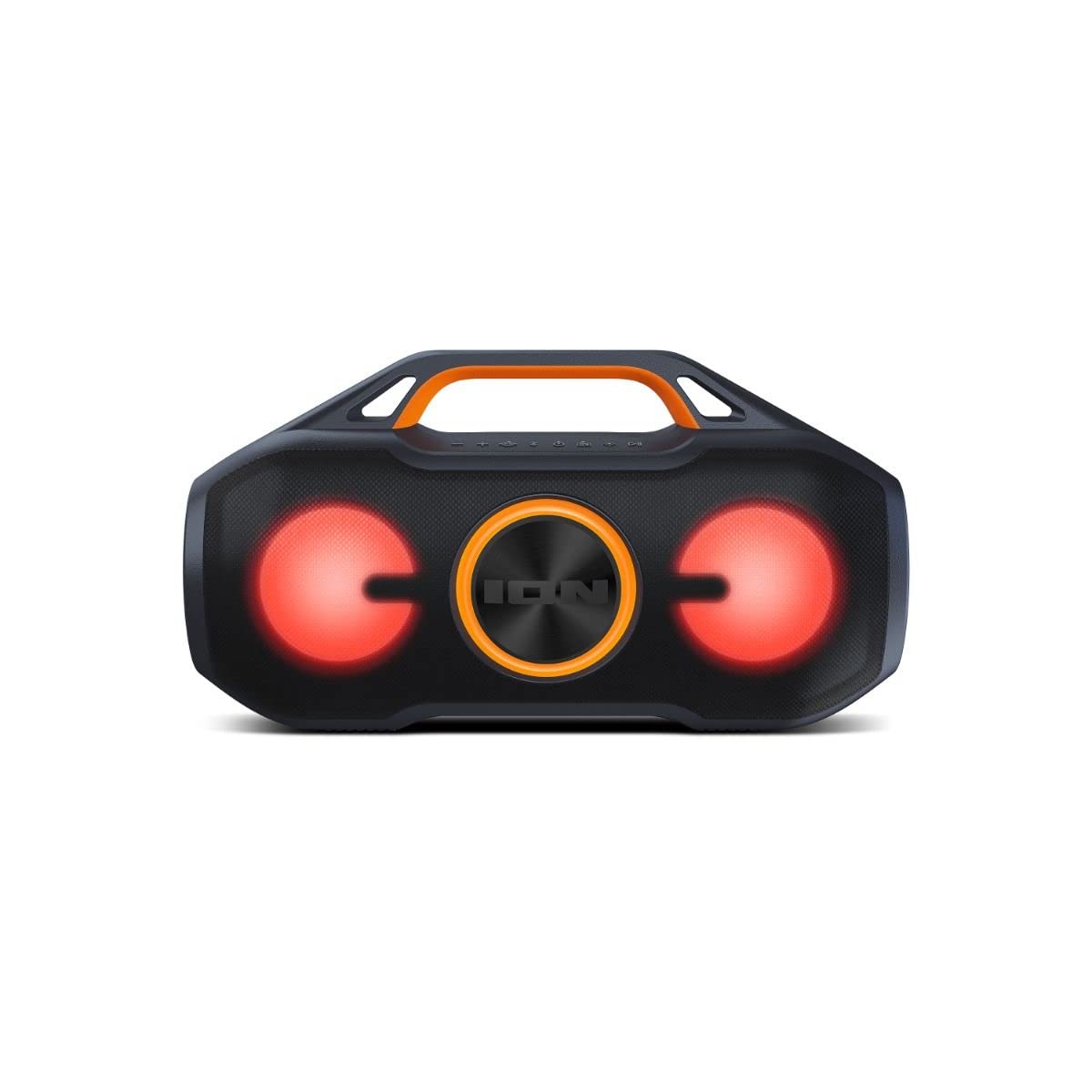 ION Audio AquaSport Max - Water-Resistant Bluetooth Stereo Speaker with Lights (Renewed)