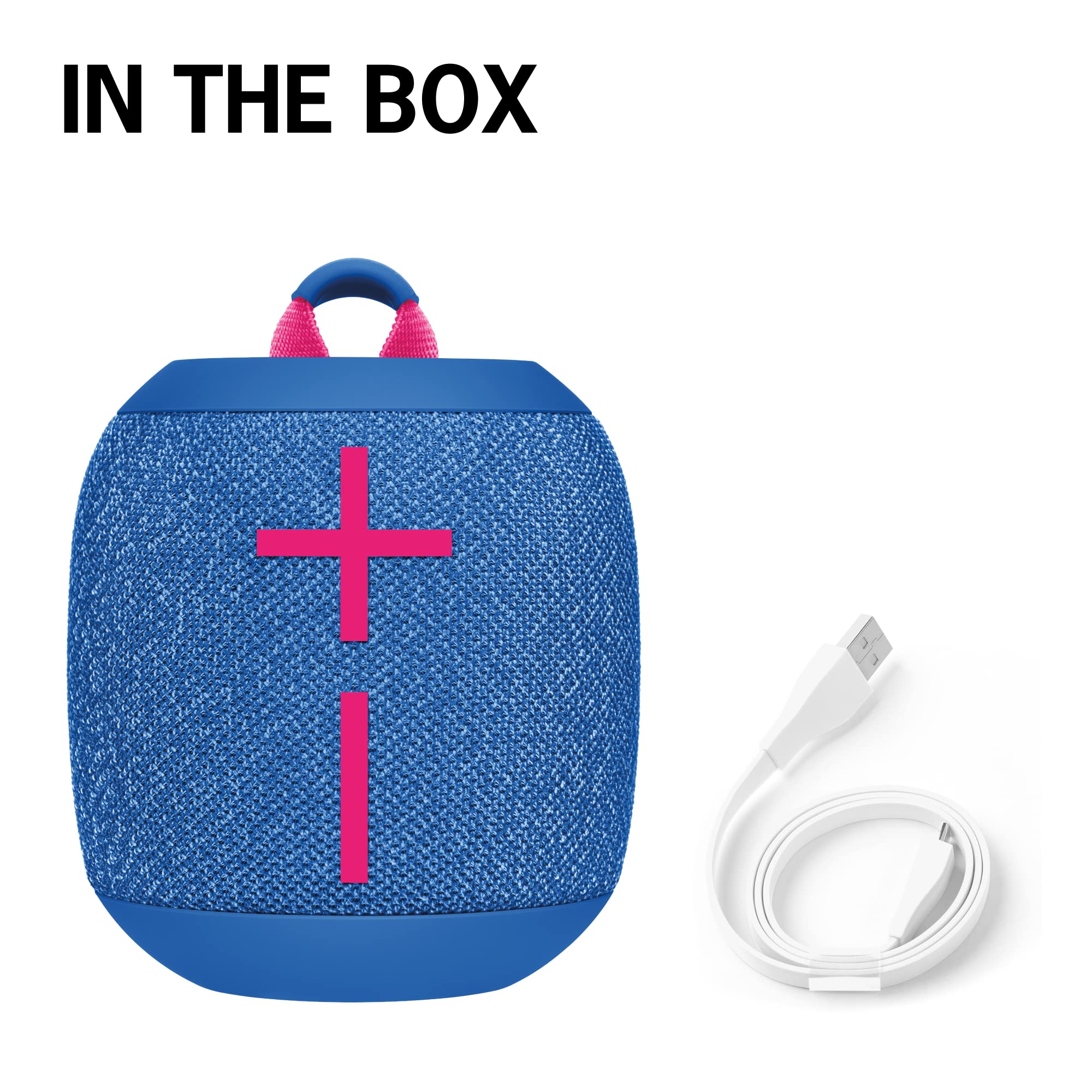 Ultimate Ears WONDERBOOM 3 Waterproof/Dustproof Mini Speaker - Performance Blue (Renewed)