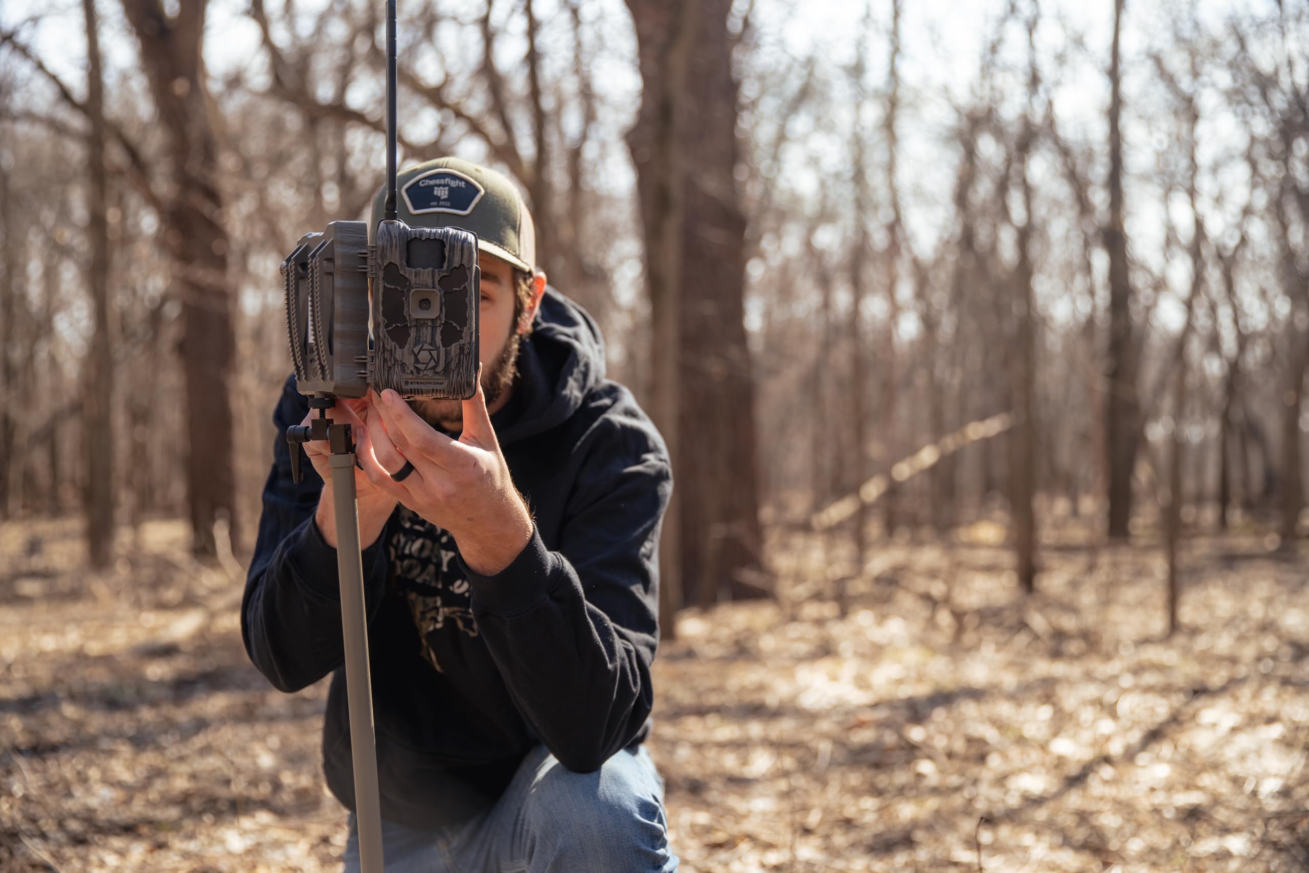 Stealth Cam Deceptor NO GLO 80ft Detection & IR Range 40MP Photo 1440P HD Video Capture Remote App Contol Wireless Hunting Cellular Trail Camera - Available on AT&T & Verizon