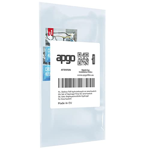 apgo 3x Hydrogel Ultra-Clear Screen Protector for Havit H1103A, Hydrogel Film, Flexible, Soft TPU with positioning layer easy installation