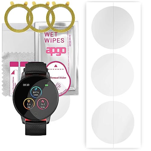apgo 3x Hydrogel Ultra-Clear Screen Protector for Havit H1113A, Hydrogel Film, Flexible, Soft TPU with positioning layer easy installation