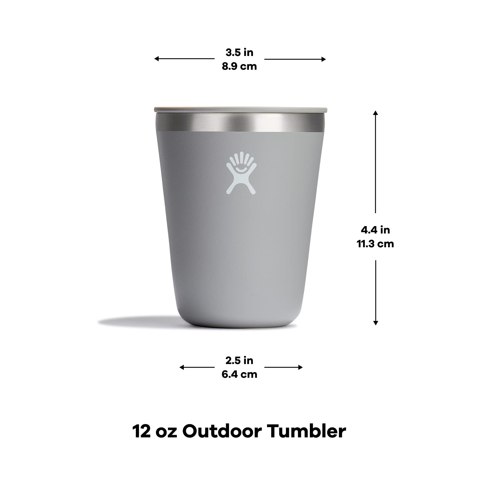 Hydro Flask 12 Oz Outdoor Kitchen Tumbler Baltic - Stainless Steel Dinnerware Reusable Camping Gear Mess Kit Cup - Dishwasher Safe