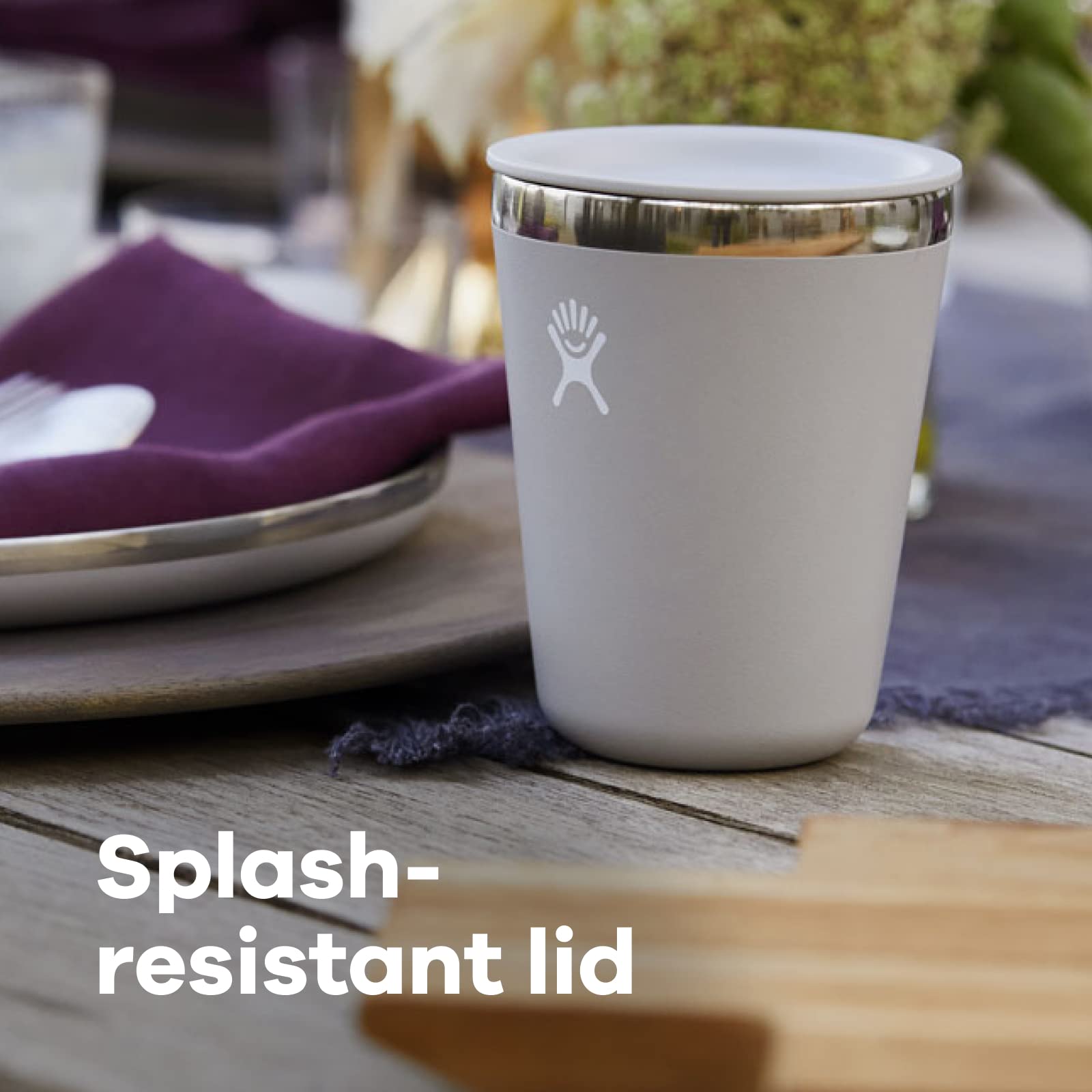Hydro Flask 12 Oz Outdoor Kitchen Tumbler Baltic - Stainless Steel Dinnerware Reusable Camping Gear Mess Kit Cup - Dishwasher Safe